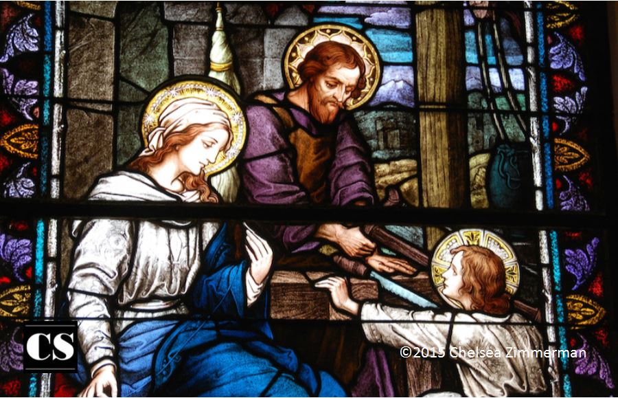 Saint Joseph Mary Young Jesus Holy Family Work | BIG PULPIT